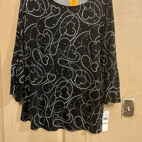 Ruby Rd. | Tops | Nwt Sz X Ruby Rd Berry Glam Blouse Sparkly | Poshmark